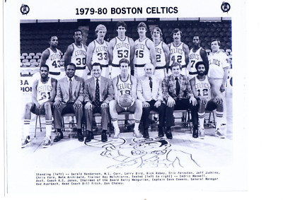 1979 1980 BOSTON CELTICS 8X10 TEAM PHOTO BASKETBALL BIRD COWENS NBA USA ...