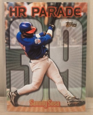 1999 Topps #461 HR Parade #39 Sammy Sosa Chicago CUBS Home Run RARE ...