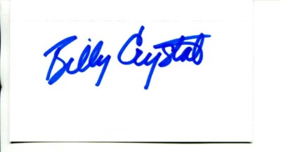 BILLY CRYSTAL signed AUTOGRAPH 1805 | eBay