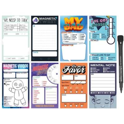 MagFlex® A6 LifeNotes Novelty Magnetic Fridge Notes & Reminders (Pack ...