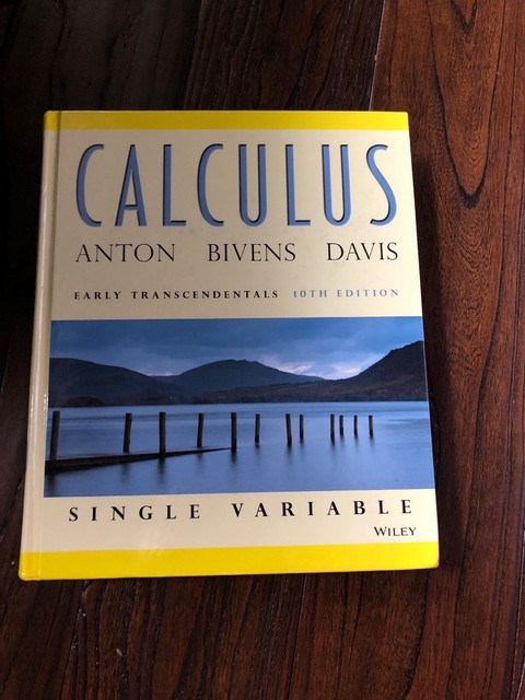 Calculus Early Transcendentals Single Variable by Stephen Davis, Howard ...