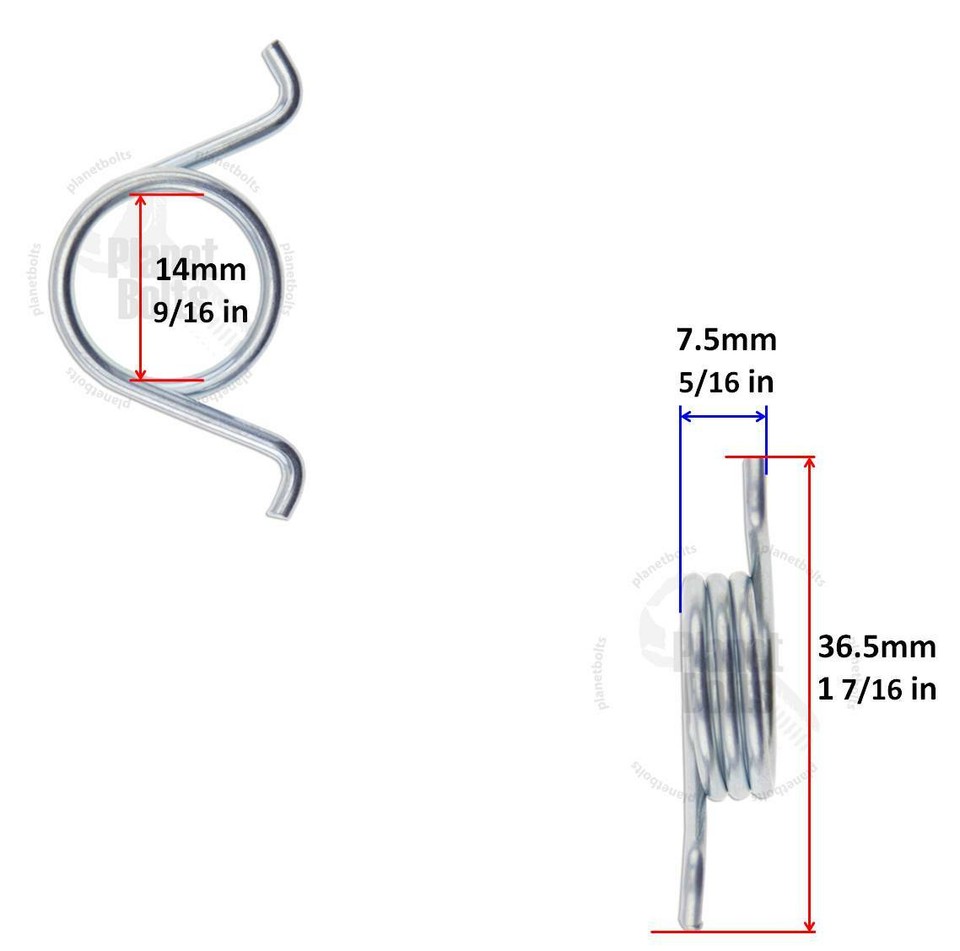 Front Rear Rest 2x Foot Peg Spring For Honda Suzuki Yamaha Kawasaki ...