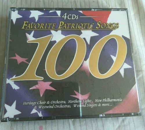 Favorite Patriotic Songs CD Set 4CDs 100 Songs From 2003 | eBay