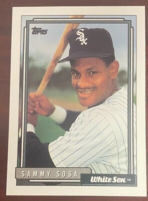 1992 Topps #94 Sammy Sosa Chicago White Sox | eBay