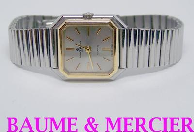 S/Steel & 18k BAUME & MERCIER Ladies Swiss Watch Ref.4859.018* EXLNT ...