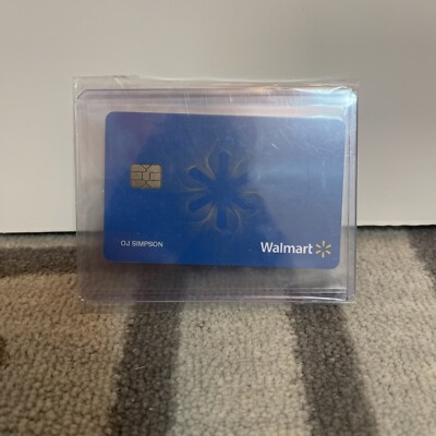 OJ Simpson Walmart Credit Card | eBay