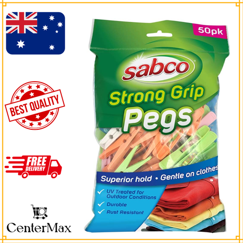 Sabco Reva Assorted Clothes Pegs, 50 Piece | eBay