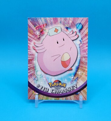 Pokemon Card - Chansey #113 - Topps Series 2 - Blue Logo | eBay