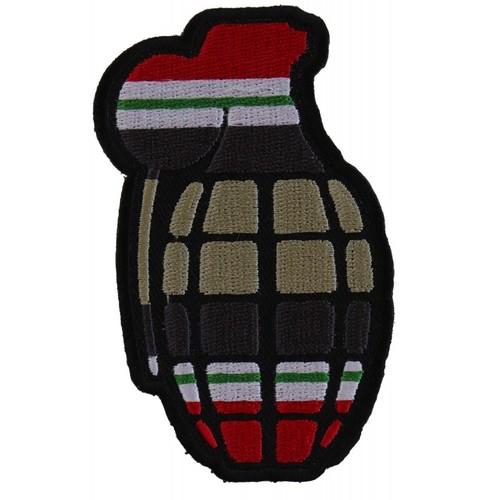 Patch (Iron-On), Grenade Patch Iraq War Military Campaign Colors, 2.25" x 3.5" | eBay