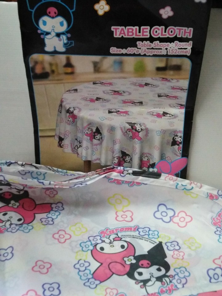 Kuromi My Melody Table Cloth Round Table | eBay