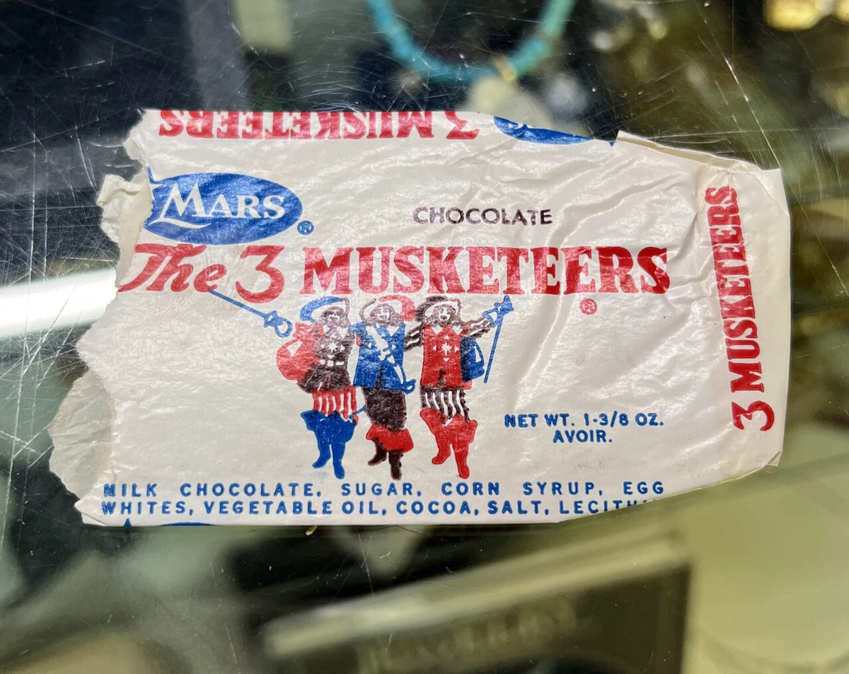 3 Musketeers Candy Bar Wrapper