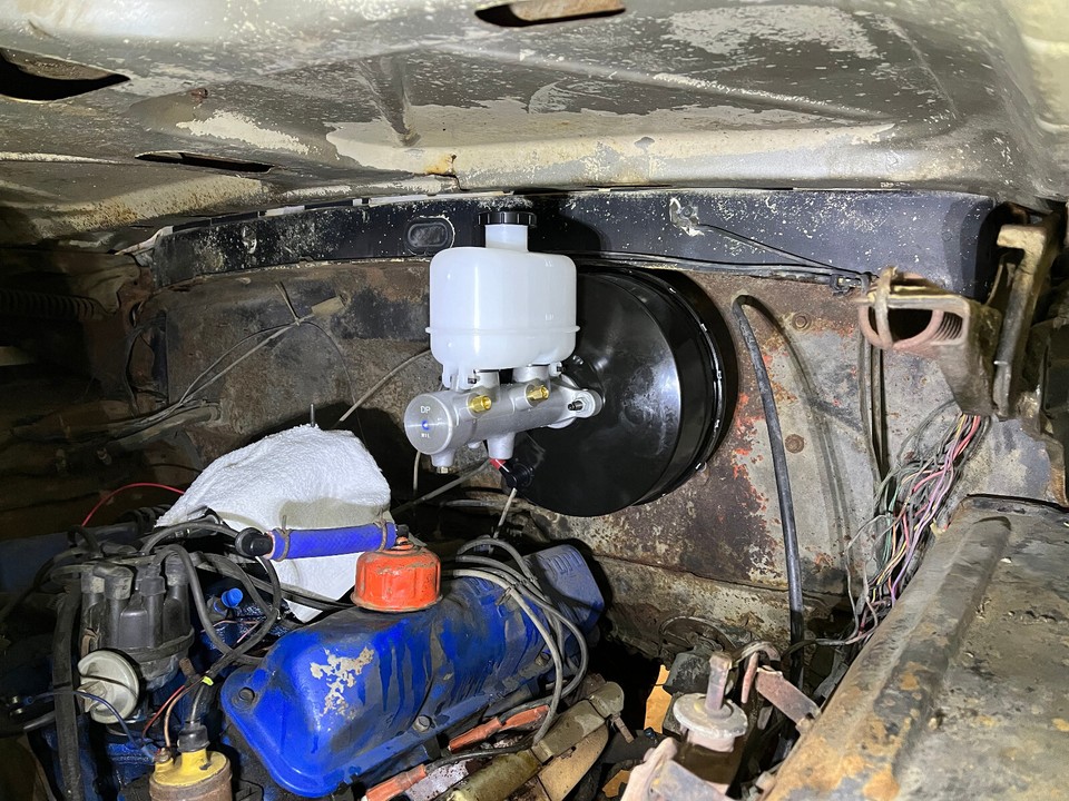 1963-1979 Ford F600 to Super Duty Brake Booster and Master Cylinder Kit ...