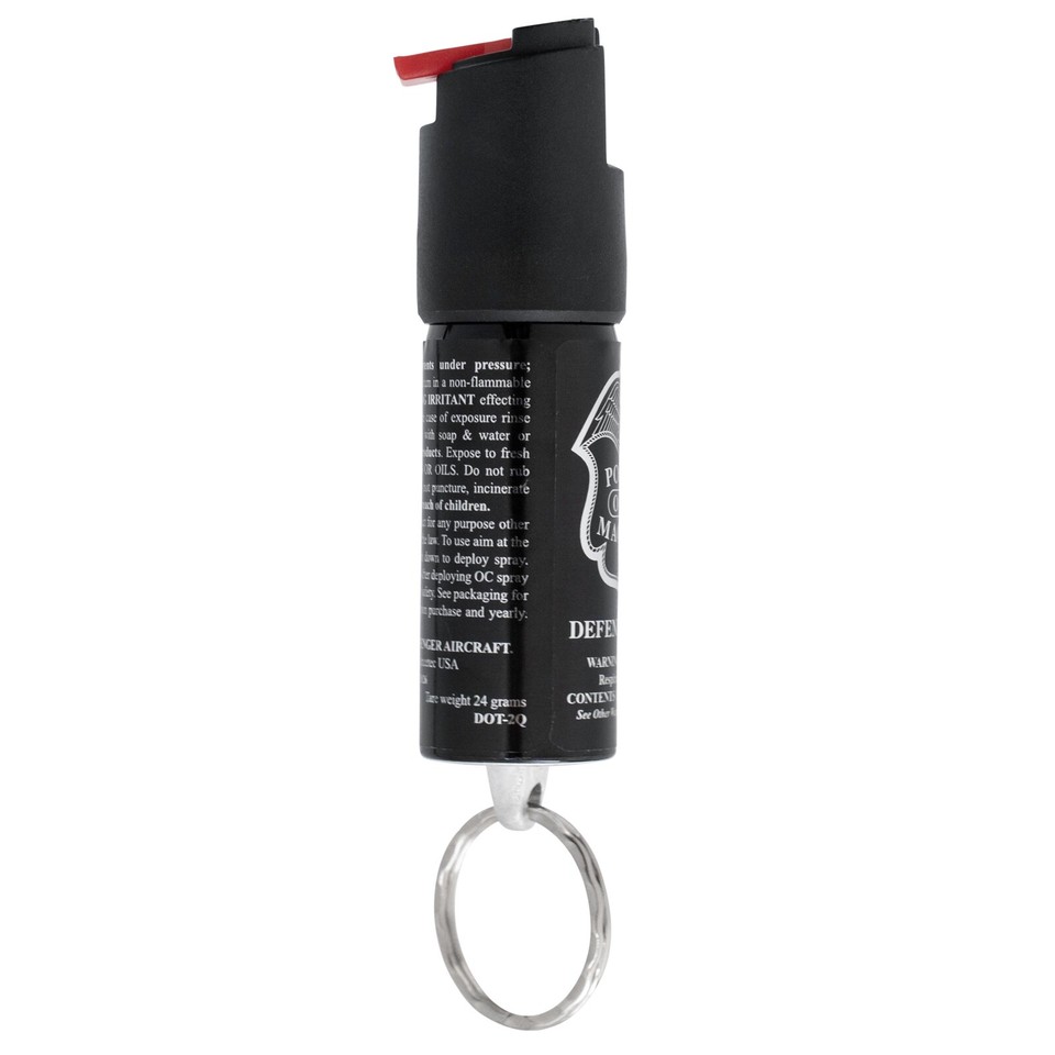 Police Magnum OC-17 Red Pepper Spray Keyring Self Defense Security ...