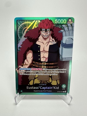 One Piece Eustass Captain Kid ST02-001 Leader Super Pre-Release NM | eBay