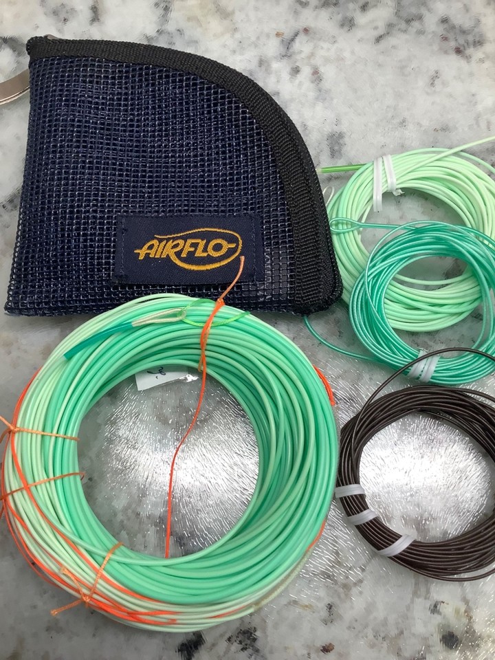 AIRFLO MULTI TIP SHOOTING HEAD FLY LINE #9/10 INTERGRATED RUNNING LINE ...