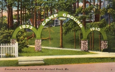 Old Orchard Beach, Me., Entrance to Camp Grounds | eBay UK