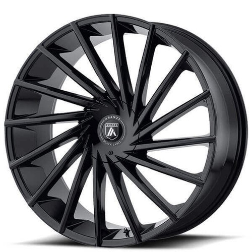 20x8.5"Asanti Wheels ABL-18 Matar Gloss Black Rims (S04) | eBay