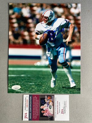 HOUSTON OILERS- ARCHIE MANNING AUTOGRAPH 8x10 ACTION PHOTO JSA AK22410 ...