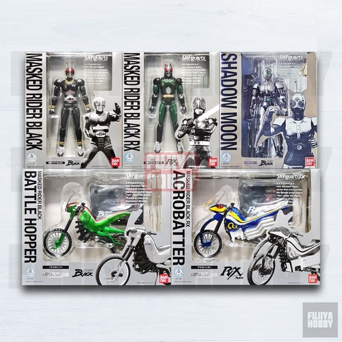 S.H.Figuarts SHF Kamen Rider Black, RX, Shadow Moon, Battle Hopper ...