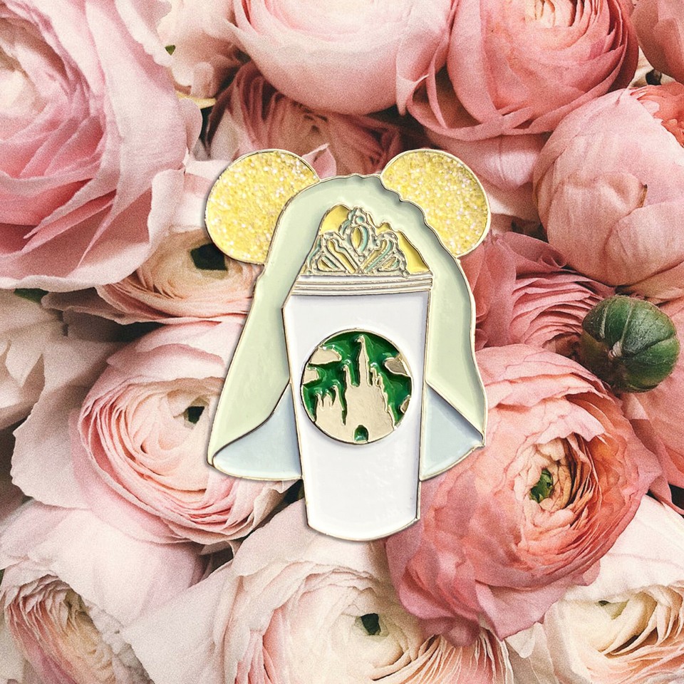 Bride Castle Coffee Cup Pin , Disney Pins , Disney wedding pins ...