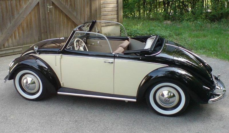 1950 VW HEBMULLER ROADSTER RESIN CONVERSION KIT for 1/24 TAMIYA 1966 VW ...