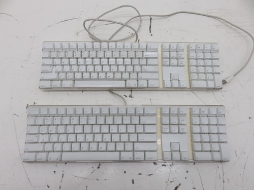 Lot of 2 Apple A1048 Wired USB Keyboards | eBay