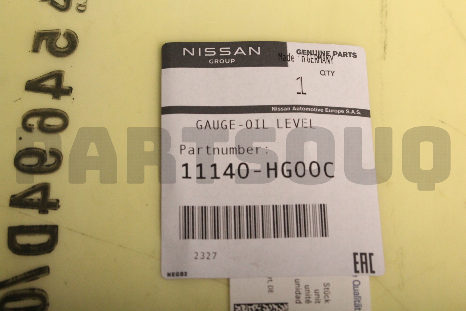 11140-HG00C+Nissan+Gauge-oil+level+11140HG00C+Genuine+OEM+Part for sale ...