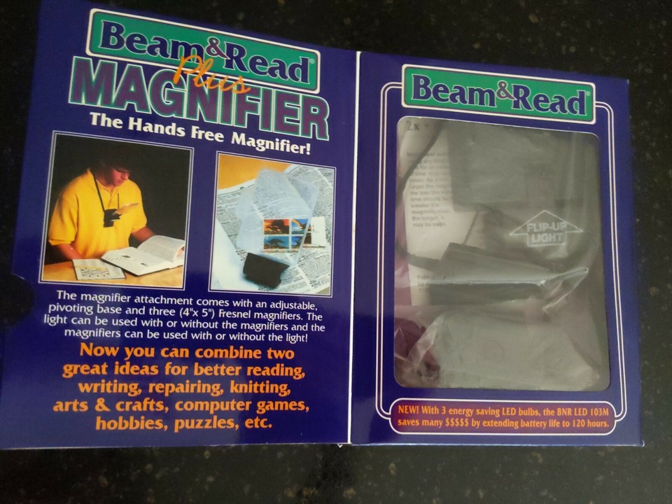BEAM & READ PLUS MAGNIFIER HANDS 3 Magnifiers included | eBay