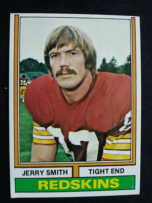 1974 Topps Football Card # 6 Jerry Smith - Washington Redskins | eBay