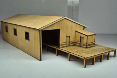 Trackside Models - SM1077 - HO Scale - Laser Cut "NSW G6 Goods Shed ...