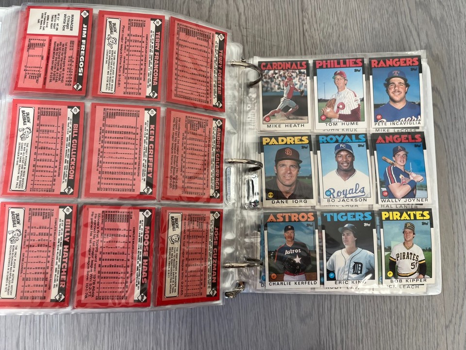 Lot 1986 Topps Baseball - 1986 Topps Traded - 1986 OPC all complete in ...