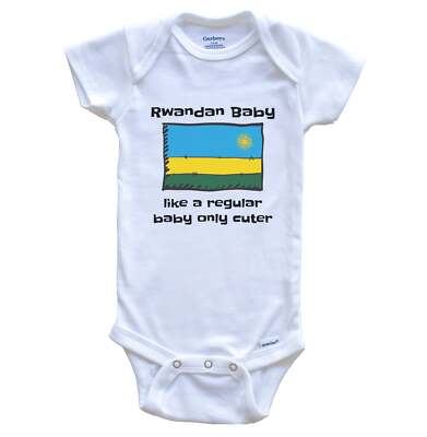 Rwandan Baby Like A Regular Baby Only Cuter Funny Rwanda Flag Baby ...