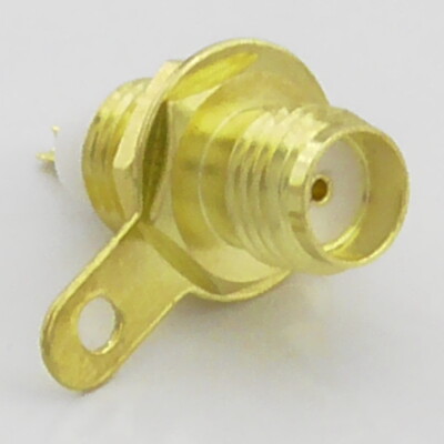 SMA Chassis Socket, Panel Mount, Solder Bucket, Round Hole, Female ...