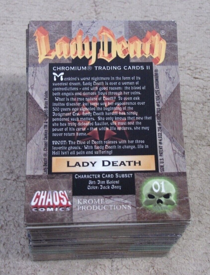 1995 Krome Lady Death Chromium Series 2 (Pick Choose Complete) | eBay
