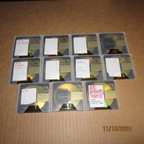 Lot of 11 Used Sony Gold Premium Recordable MD 80 Minute Mini Discs ...
