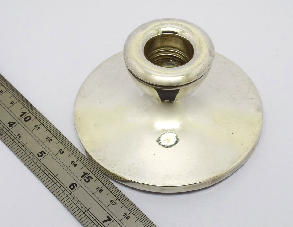 LOT 3 STERLING SILVER MOUNT ITEMS - LAMB BONE HOLDER, SALT & PEPPER ...