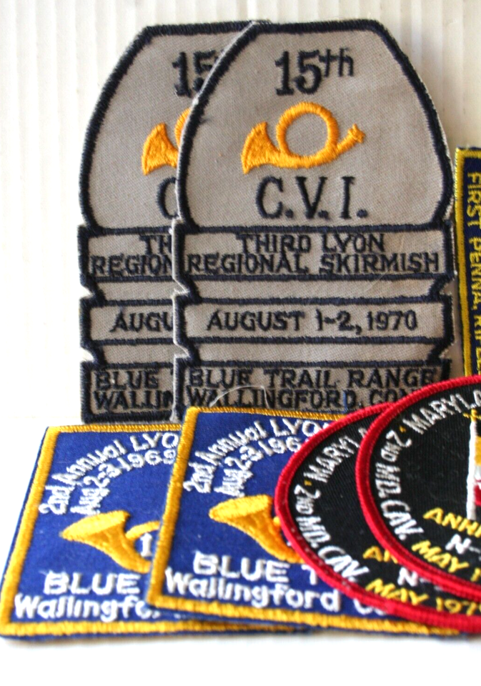 FIFTEEN Civil War skirmish reenactment vintage patches badges 1960s and ...