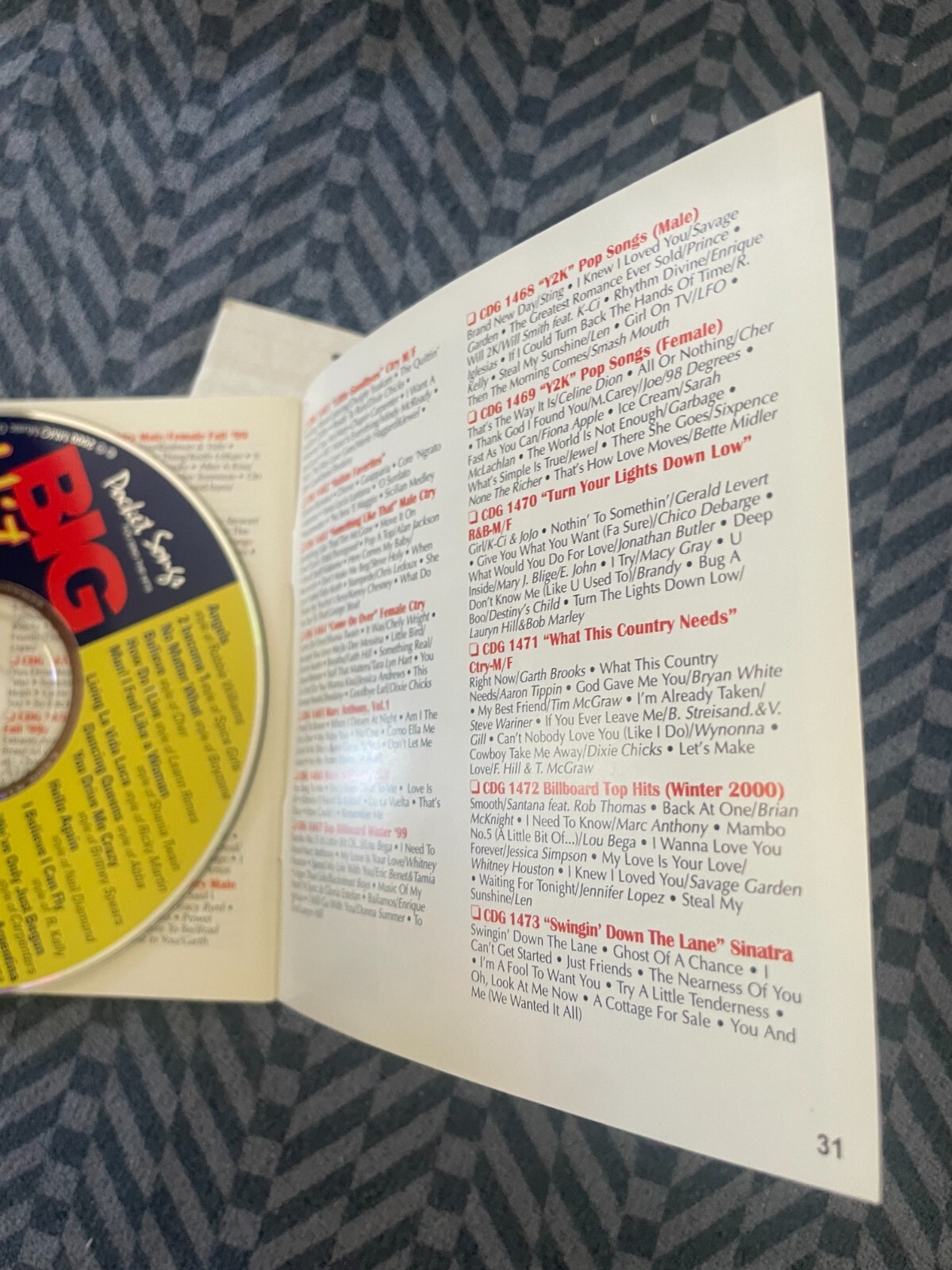 BIG HIT SAMPLER CD - POCKET SONGS. WORLD'S LARGEST CD + G | eBay Australia