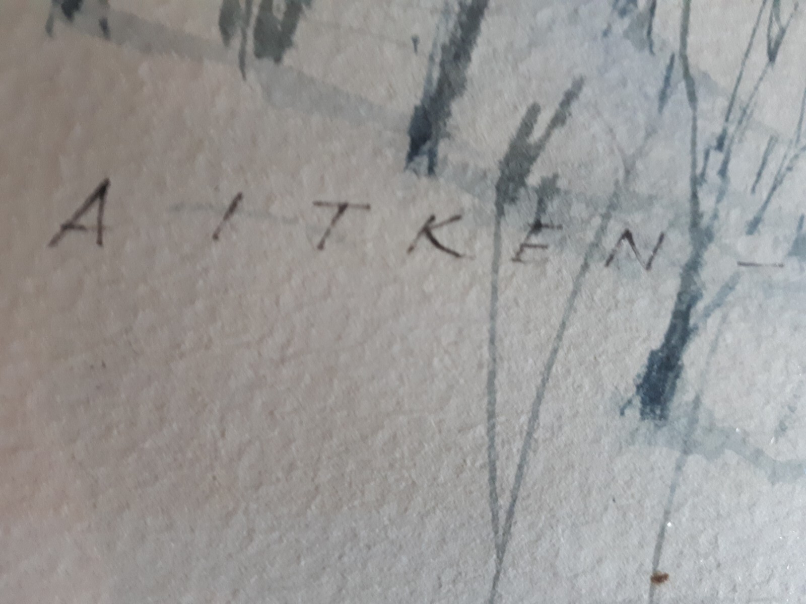 Kenneth C Aitken GAvA Original Watercolour Painting Locomotive 44188 ...