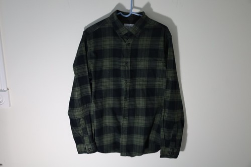 FLANNEL Mens large Goodfellow and CO Plaid shirt | eBay