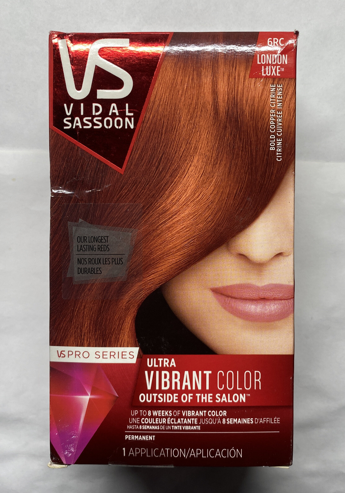 4 Vidal Sassoon 6rc London Luxe Bold Copper Citrine Ultra Vibrant Hair ...