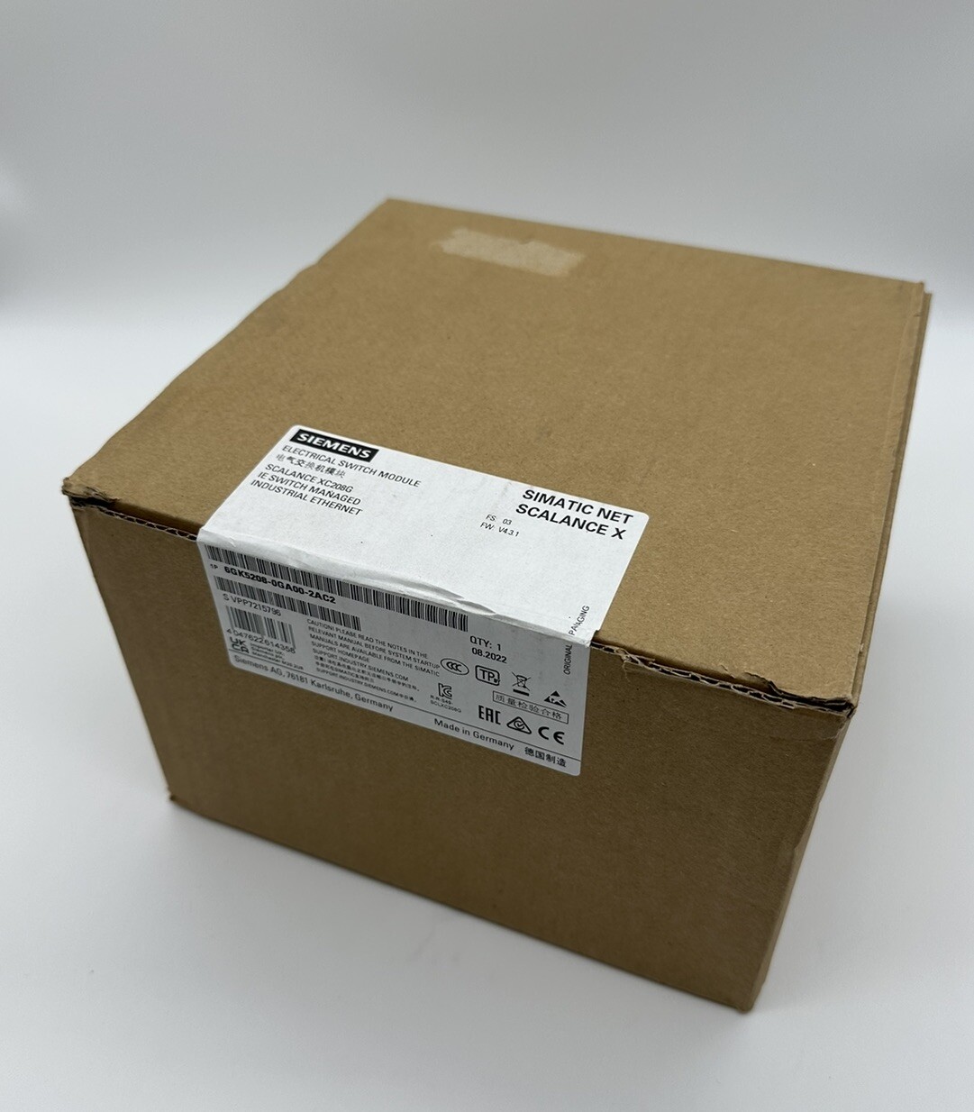SIEMENS Simatic NET Scalance XC208G IE Switch managed 6GK5208-0GA00 ...