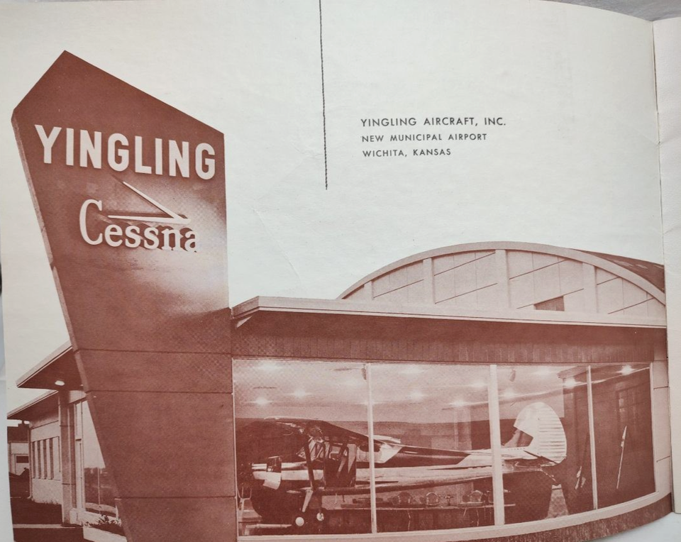 1950's Wichita Kansas Yingling Aircraft Cessna Sales Brochure | eBay