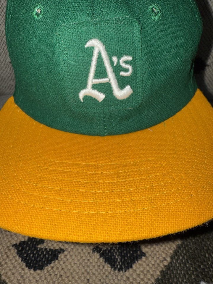 NEW ERA Vtg 60s Oakland Athletics A's Hat, Wool, New ERA Made in USA ...