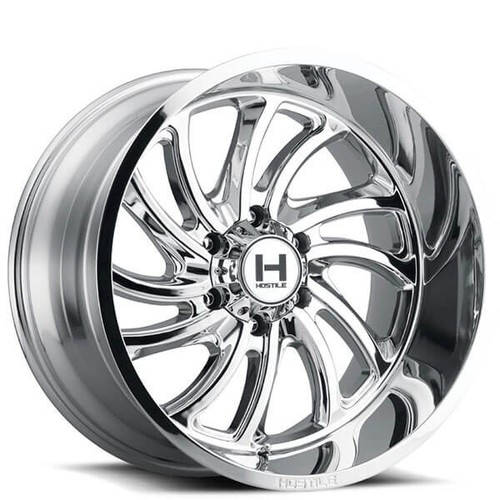 22x12" Hostile Wheels H118 Demon Chrome Off-Road Rims (4 pcs) (B01) | eBay
