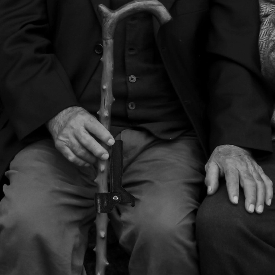 Cane Handle Plastic Foldable Stand Assist Grip for Elderly Walking ...