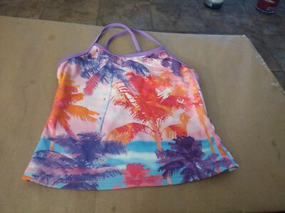 Girl's Swim Top Multi-Colored Circo Brand Size Large. | eBay
