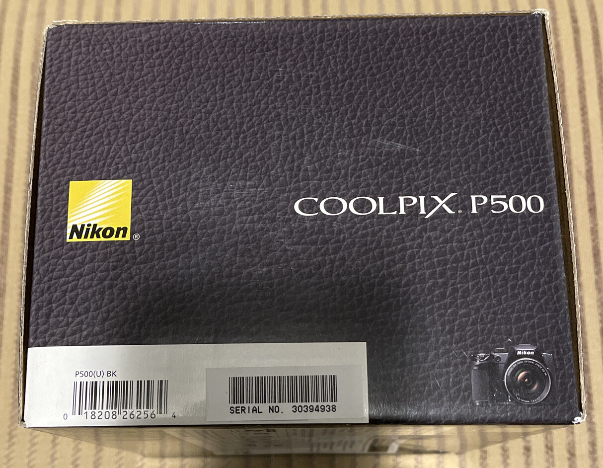 Nikon COOLPIX P500 12.1MP Digital Camera - Black for sale online | eBay