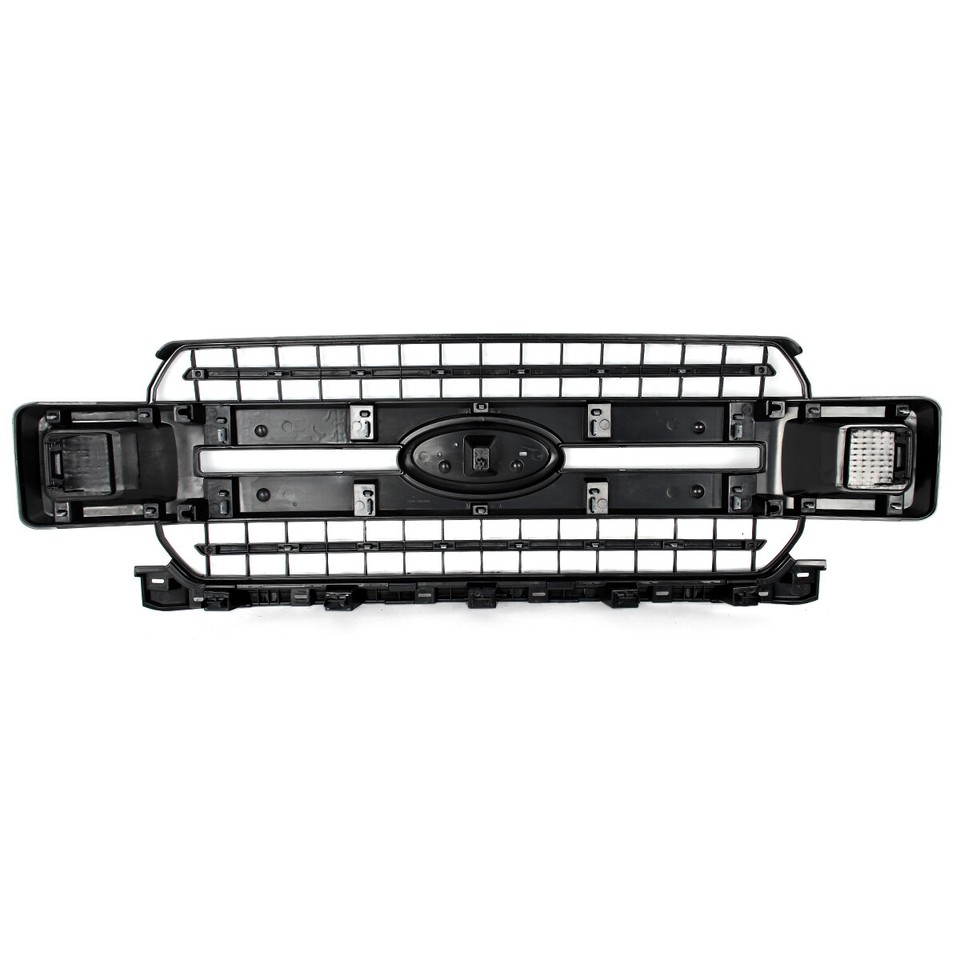 Front Upper Grille Bumper Grill Assembly Oxford White Fit Ford F-150 ...