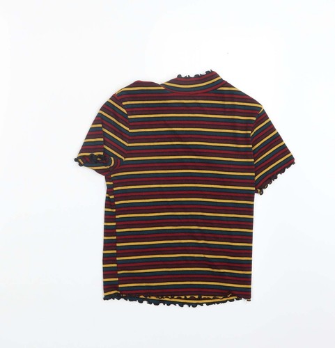 Primark Womens Red Crew Neck Polyester Blend Jumper Size 6 | eBay UK